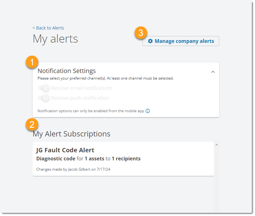 Alerts – Zonar Systems Support